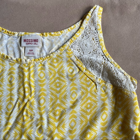Mossimo Supply Co. | Tops | Yellow Southwestern Tank | Poshmark